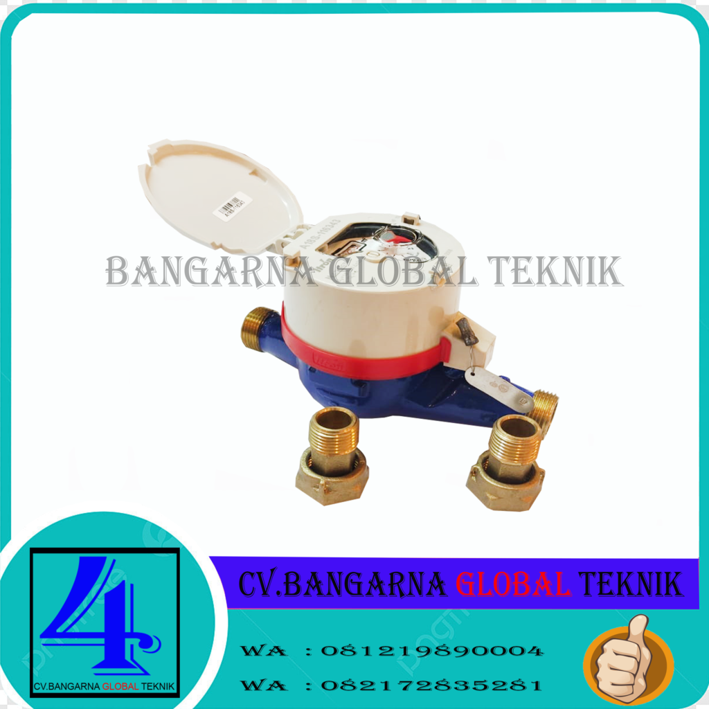 Jual flow meter ITRON 1/2″ SNI | Water meter SNI ITRON 1/2 inch - CV ...